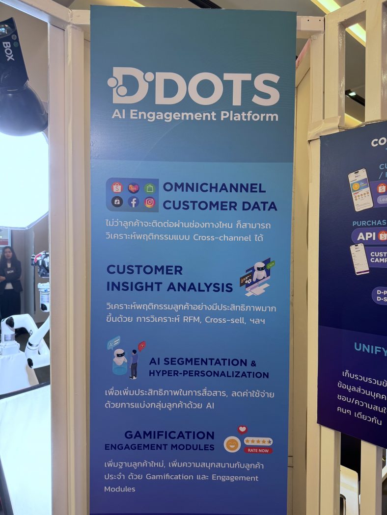 ขอบคุณที่มาเยี่ยมชมบูธของ D-Dots ที่งาน Creative Talk Conference (CTC) 2024 - D-DOTS